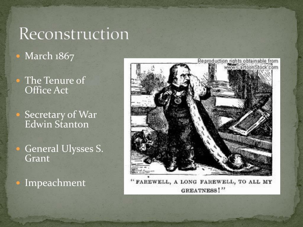 PPT - The Crisis of Reconstruction, 1865-1877 PowerPoint Presentation ...