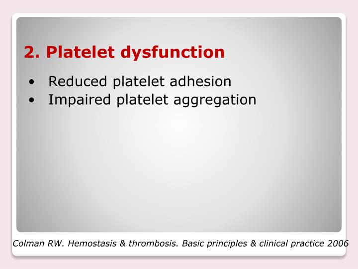 PPT - ACQUIRED HEMOSTATIC DISORDERS PowerPoint Presentation - ID:2253784