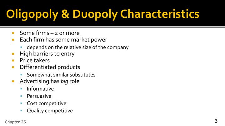 PPT - Oligopoly, Duopoly & Monopolistic Competition PowerPoint ...