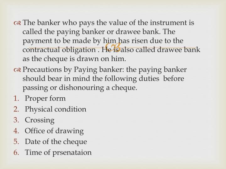 PPT - Module-4: Paying Banker PowerPoint Presentation - ID:2253850