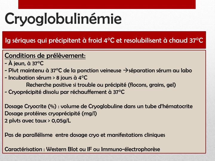 PPT - Cryoglobulinémie et Hépatite C PowerPoint Presentation - ID:2254122