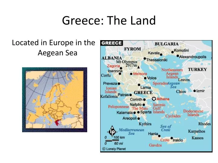 PPT - Greece: The Land PowerPoint Presentation, free download - ID:2254403