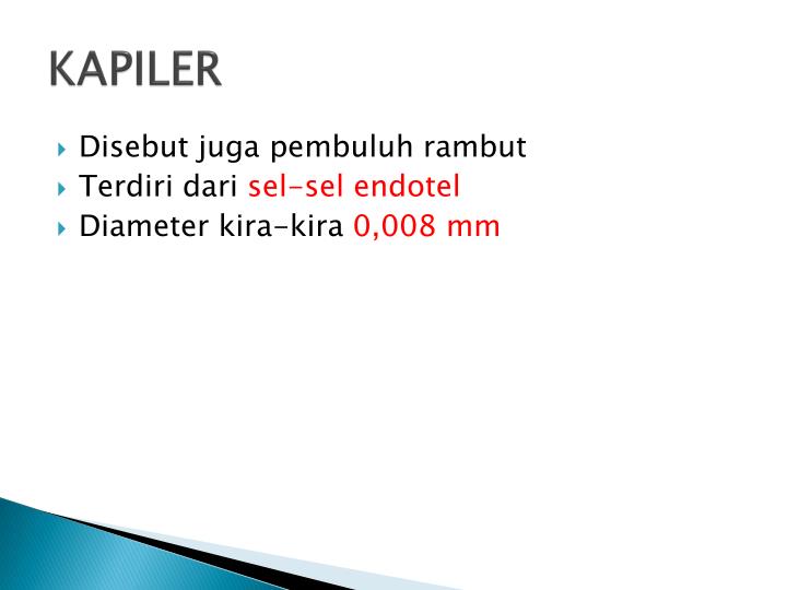 PPT - ANATOMI DAN FISIOLOGI SISTEM PEMBULUH DARAH DAN DARAH PowerPoint ...