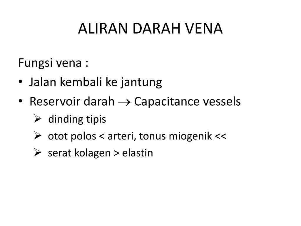 PPT - FISIOLOGI PEMBULUH DARAH DAN PENGATURAN TEKANAN DARAH PowerPoint ...