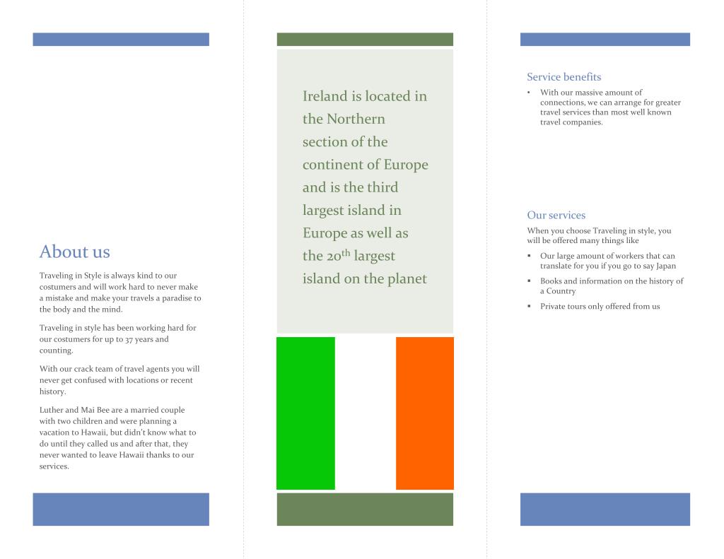 PPT - Ireland Travel Brochure PowerPoint Presentation, free download ...