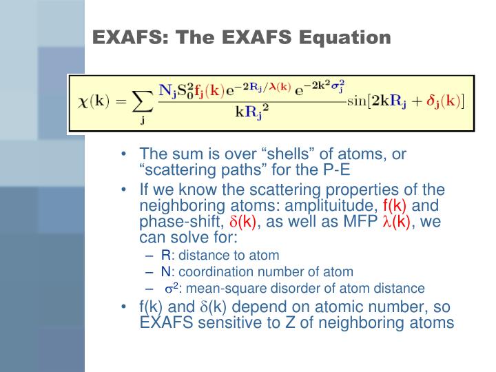 PPT - Principles of EXAFS Spectroscopy PowerPoint Presentation - ID:2254973