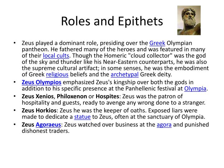 PPT - Zeus God of sky and thunder PowerPoint Presentation - ID:2256350