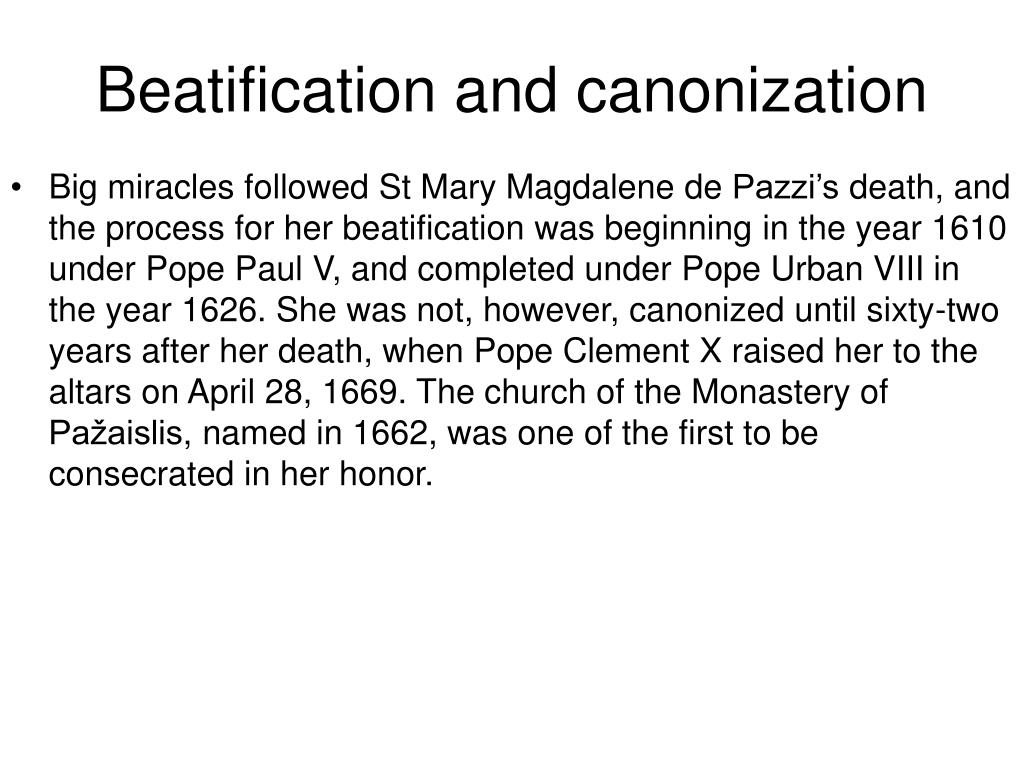 PPT - Religion Saint Mary Magdalene de Pazzi PowerPoint Presentation ...