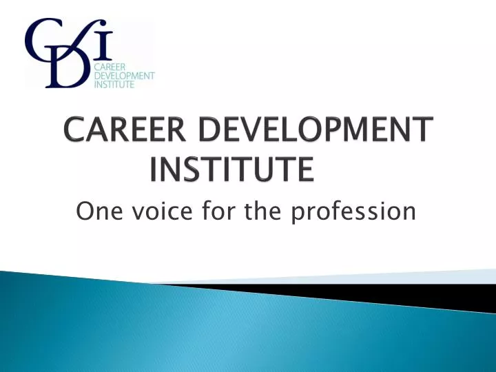 PPT - CAREER DEVELOPMENT INSTITUTE PowerPoint Presentation, free ...