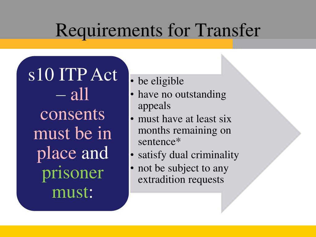 PPT - Attorney-General’s Department International Transfer of Prisoners ...