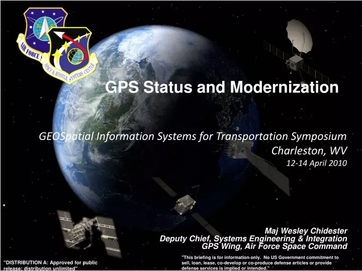 PPT - GPS Status and Modernization PowerPoint Presentation, free ...