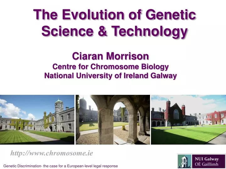 PPT - The Evolution of Genetic Science & Technology PowerPoint ...