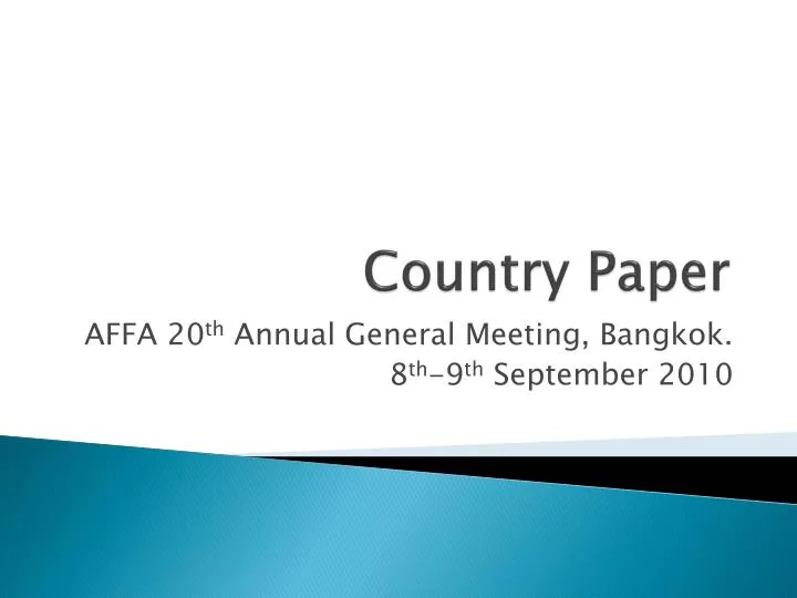 PPT - Country Paper PowerPoint Presentation, free download - ID:2259041
