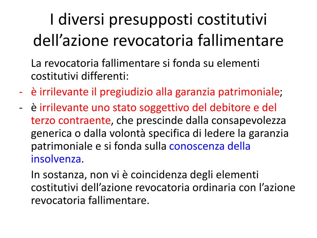 PPT - 7 . L’azione revocatoria PowerPoint Presentation, free download ... PPT - 7 . L’azione revocatoria PowerPoint Presentation, free download ...