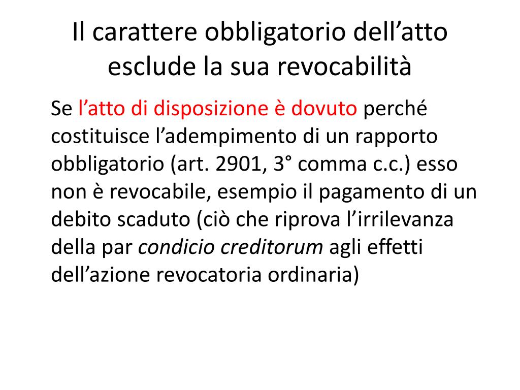 PPT - 7 . L’azione revocatoria PowerPoint Presentation, free download ... PPT - 7 . L’azione revocatoria PowerPoint Presentation, free download ...