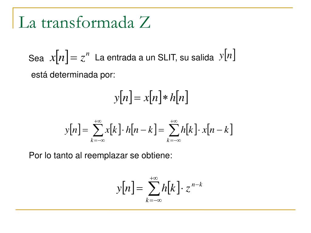 Ppt Transformada Z Powerpoint Presentation Free Download Id 2259346