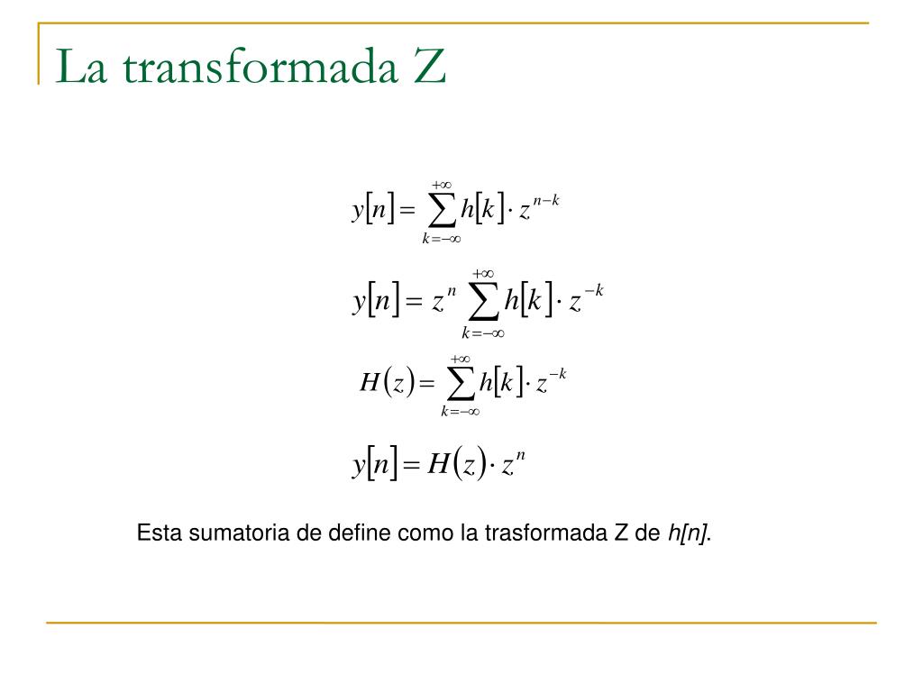 Ppt Transformada Z Powerpoint Presentation Free Download Id 2259346