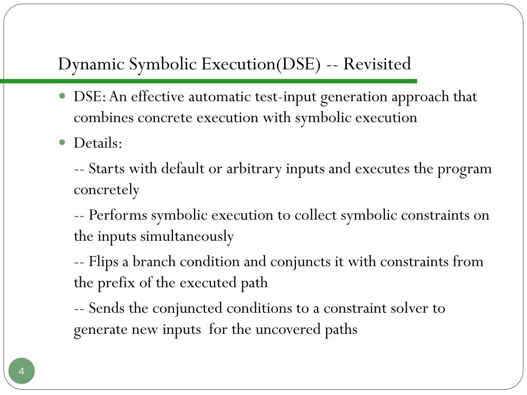 Ppt Database State Generation Via Dynamic Symbolic Execution For Coverage Criteria Powerpoint 7767