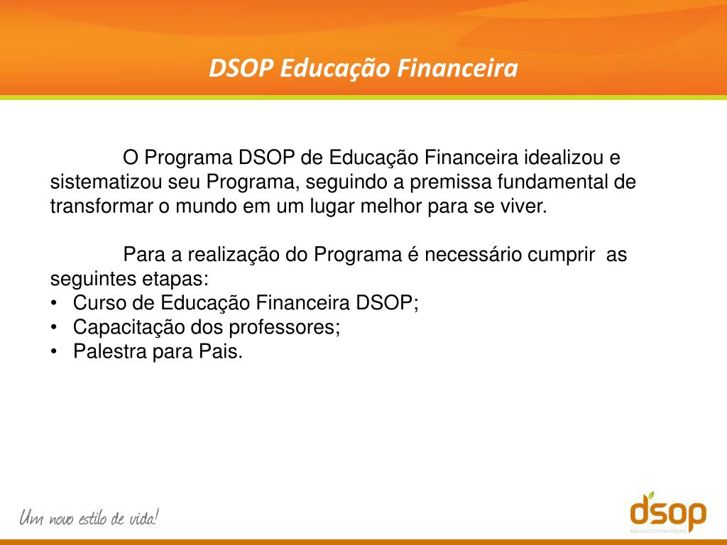 PPT - DSOP EDUCAÇÃO FINANCEIRA LIVROS PARADIDÁTICOS PowerPoint ...
