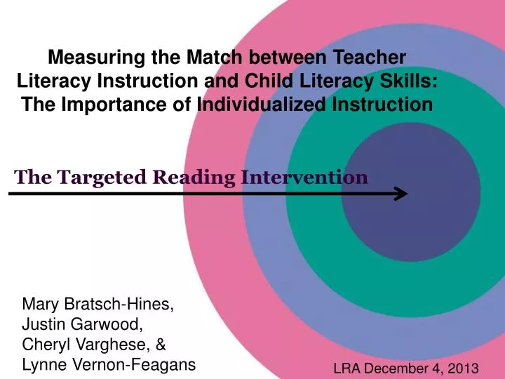PPT - The Targeted Reading Intervention PowerPoint Presentation, free ...