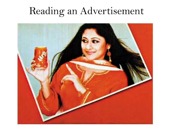 PPT - Reading an Advertisement PowerPoint Presentation, free download ...