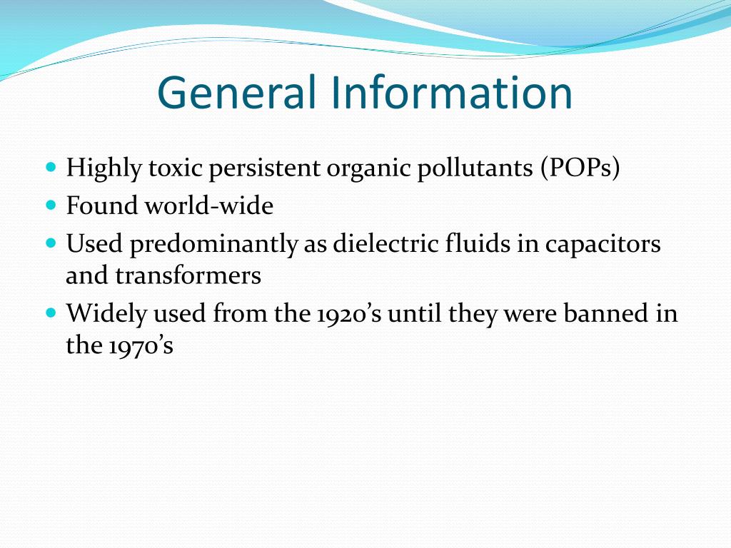 PPT - Environmental Fate and Biological Effects of Polychlorinated ...