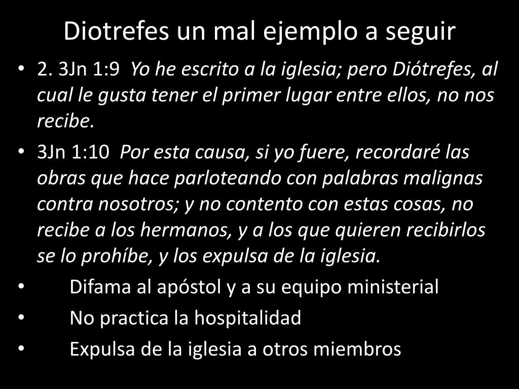 PPT - Lecciones en 3ra epístola del apóstol Juan PowerPoint ...