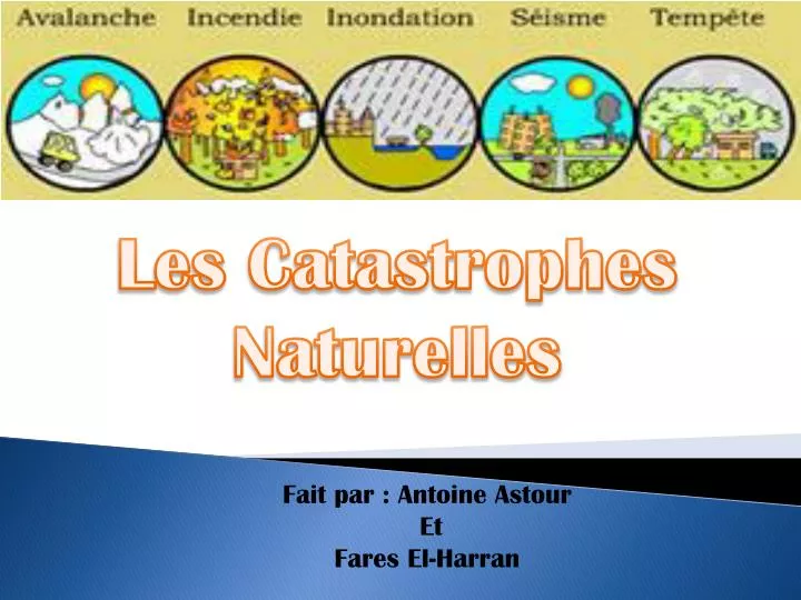PPT - Les Catastrophes Naturelles PowerPoint Presentation, free ...