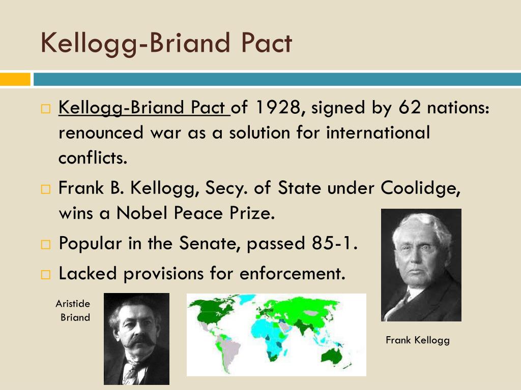 PPT - Background to World War II: American Foreign Policy 1920-1941 ...