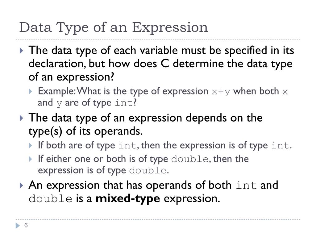 PPT - Lecture 4: Data Types, Operators & Expressions PowerPoint ... PPT - Lecture 4: Data Types, Operators & Expressions PowerPoint ...
