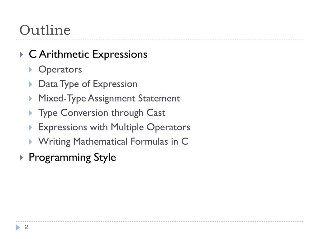 PPT - Lecture 4: Data Types, Operators & Expressions PowerPoint ... PPT - Lecture 4: Data Types, Operators & Expressions PowerPoint ...