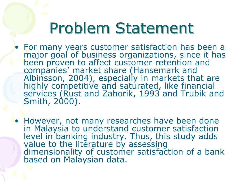 PPT - Customer Satisfaction Dimensions of a Bank in Malaysia PowerPoint ...