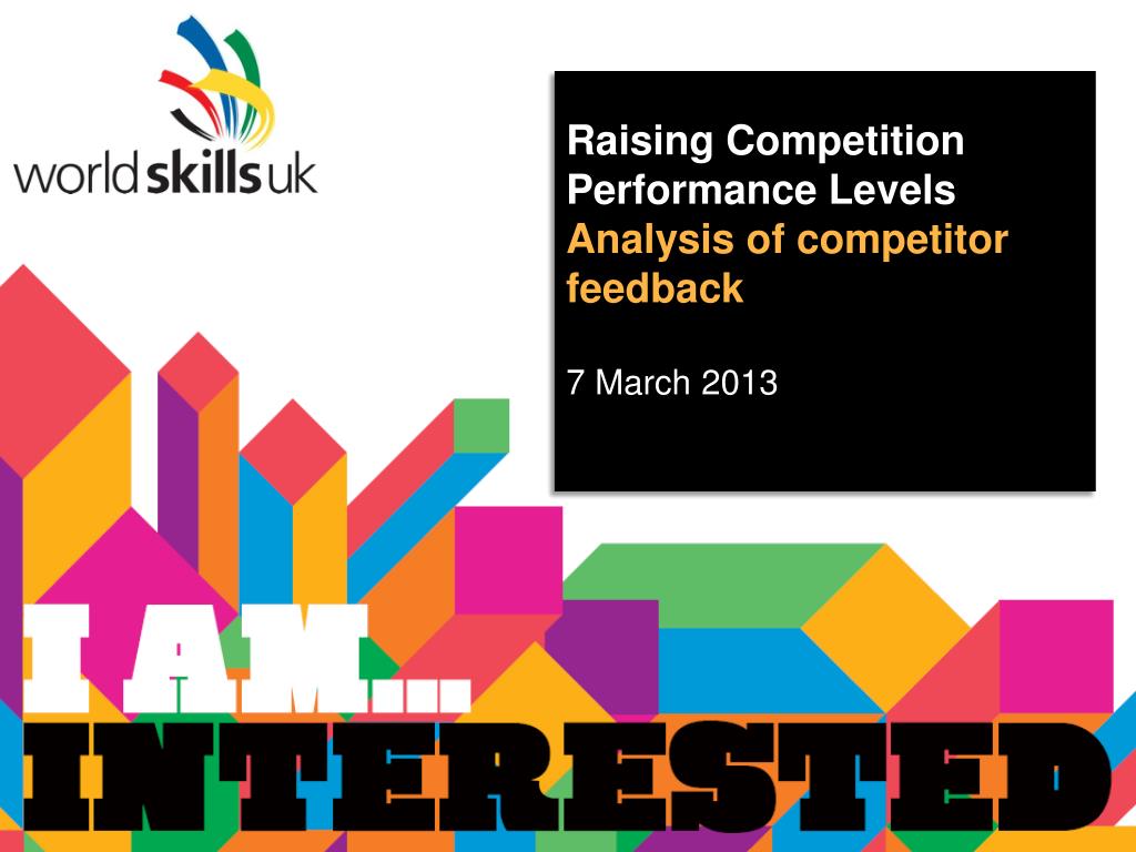 PPT - Raising Competition Performance Levels Analysis of competitor ...