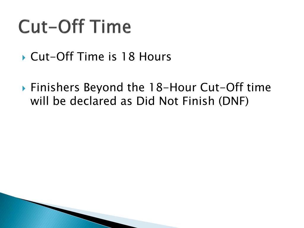 PPT - Final Briefing: 4 th BDM 102K Ultra Marathon Race (March 3-4 ...