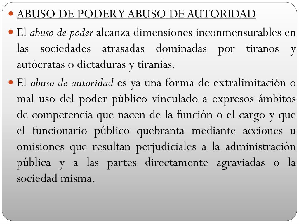 Ppt Delitos De Abuso De Autoridad Powerpoint Presentation Free