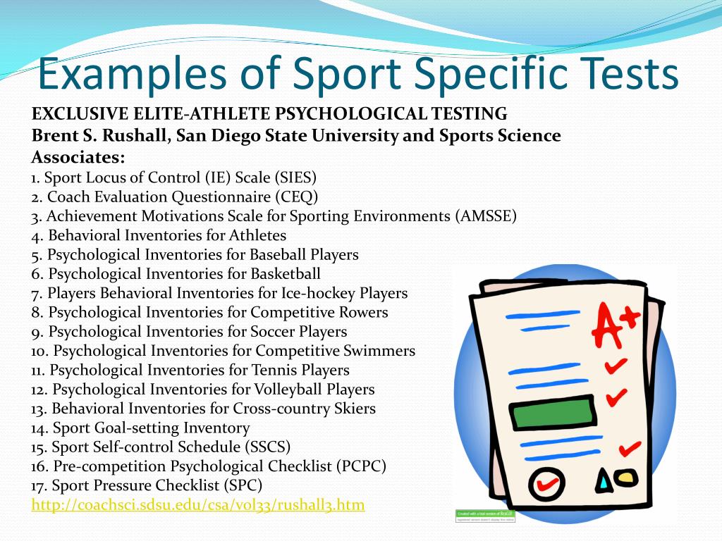PPT - Personality and Sport Psychology HK236 Lab PowerPoint ...