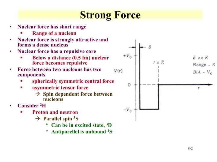 PPT - RFSS: Lecture 8 Nuclear Force, Structure and Models PowerPoint ...