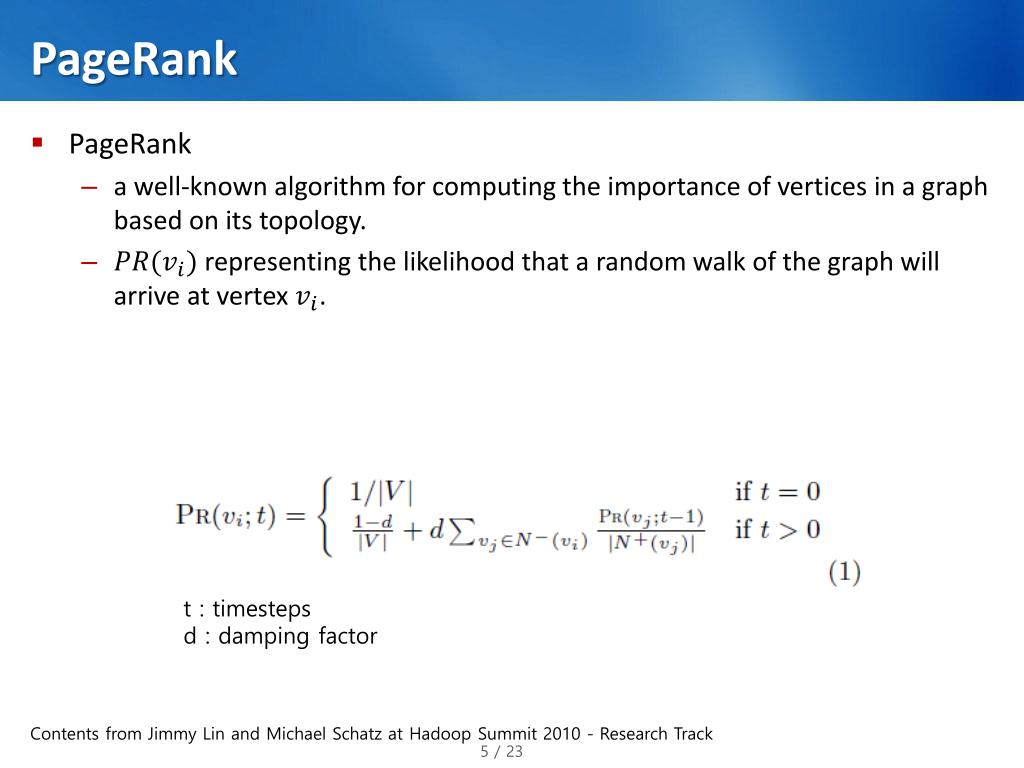 Ppt Design Patterns For Efficient Graph Algorithms In Mapreduce Powerpoint Presentation Id