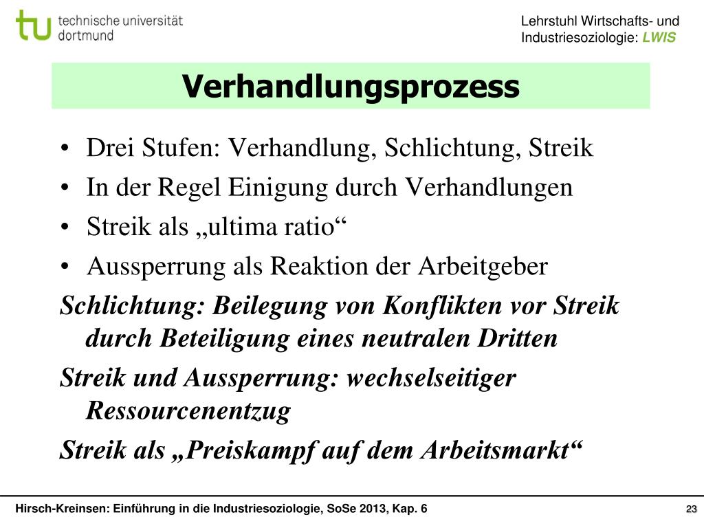 PPT - 6. Das System der industriellen Beziehungen 6.1 Grundlagen: Das ...