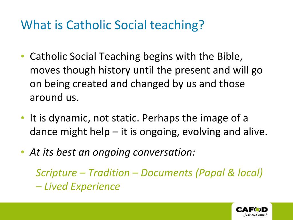 PPT - Catholic Social Teaching and Development Going Global Lancaster ...