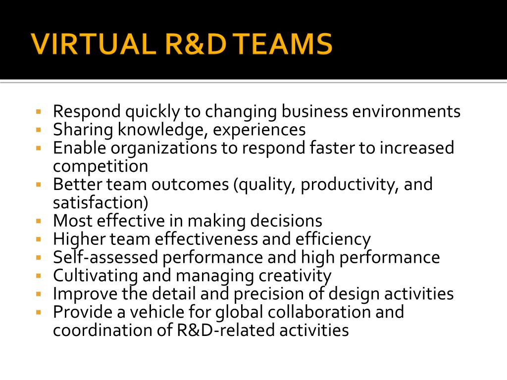 PPT - GLOBAL INNOVATION MANAGEMENT AND VIRTUAL R&D TEAMS PowerPoint ... PPT - GLOBAL INNOVATION MANAGEMENT AND VIRTUAL R&D TEAMS PowerPoint ...