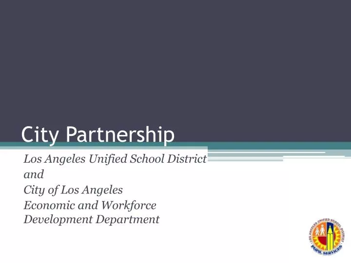 PPT - City Partnership PowerPoint Presentation, free download - ID:2263322