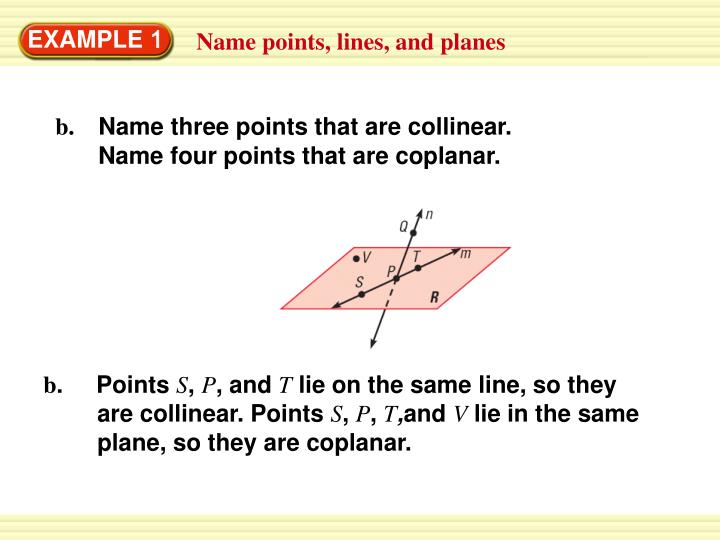 PPT - Name points, lines, and planes PowerPoint Presentation - ID:2263718