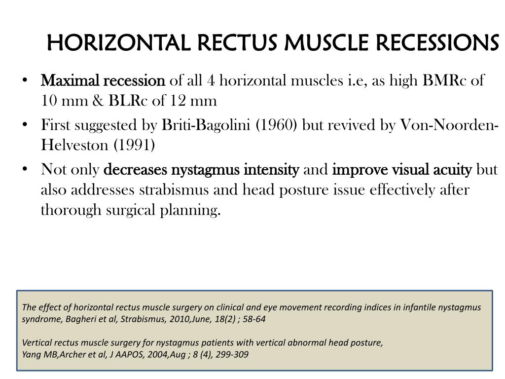 PPT - NEW AVENUES IN MANAGEMENT OF NYSTAGMUS PowerPoint Presentation ...