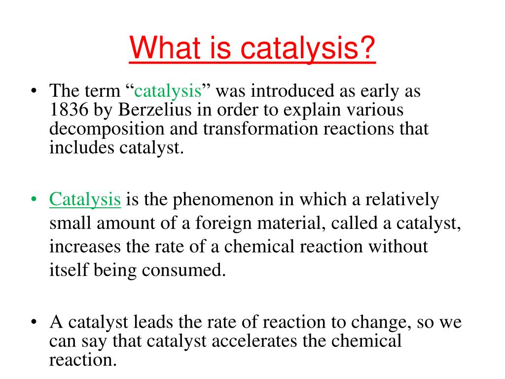 PPT - PE333 Chemical reaction &industrial catalysis PowerPoint ...