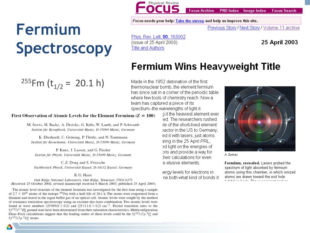 PPT - Laser Spectroscopy for Nuclear Structure Charge Radii and Moments ...