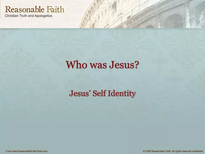 PPT - Who was Jesus? PowerPoint Presentation, free download - ID:2264278