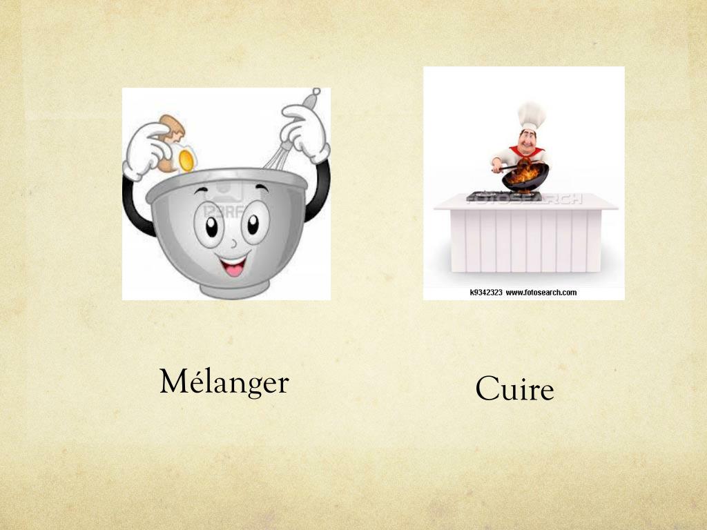 PPT - LES VERBES POUR CUISINER PowerPoint Presentation, free download ...