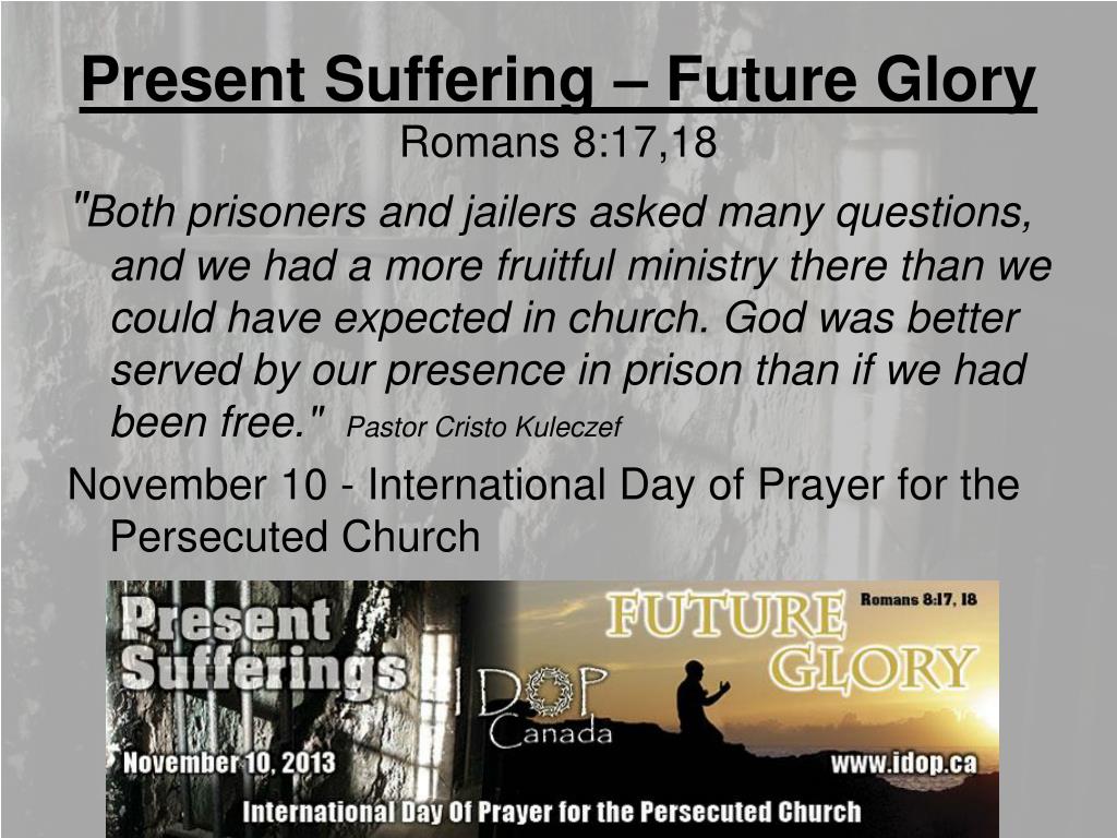 PPT - Present Suffering, Future Glory: Embracing Sacrifice and Hope ...