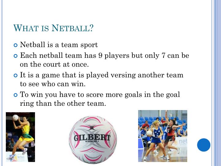 PPT - Netball PowerPoint Presentation - ID:2264729